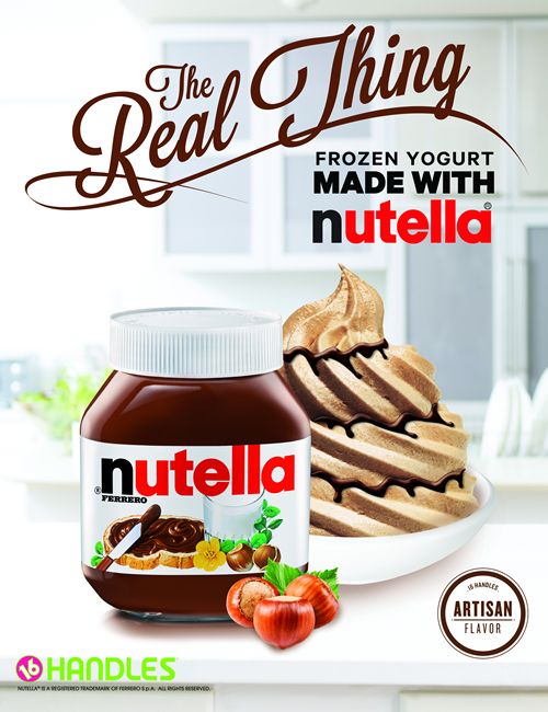 16 Handles Partners Up With Nutella | RestaurantNewsRelease.com