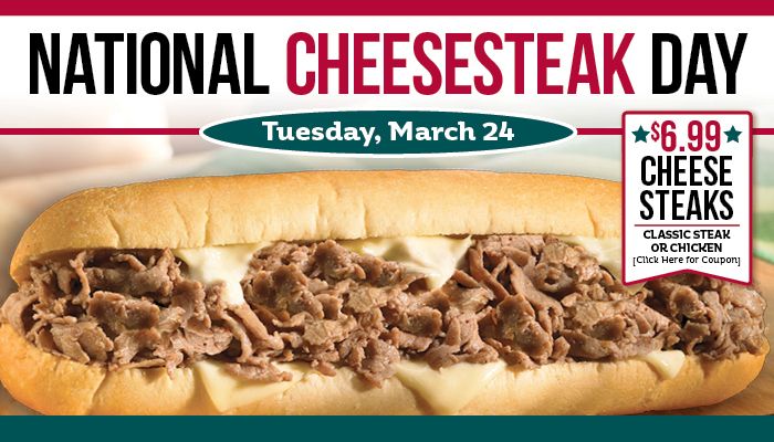 Philly’s Best Celebrates National Cheesesteak Day on March 24 ...