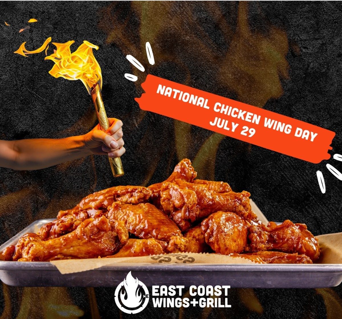East Coast Wings + Grill Celebrates National Chicken Wing Day by Giving ...