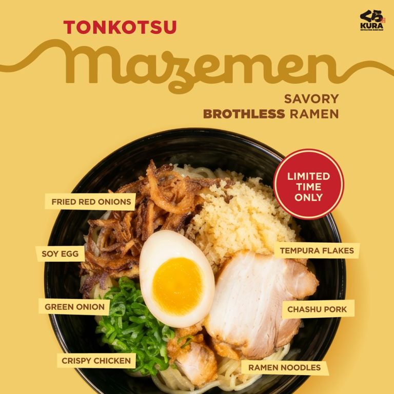 The Ultimate Summer Comfort: Kura Sushi USA Launches Tonkotsu Mazemen ...